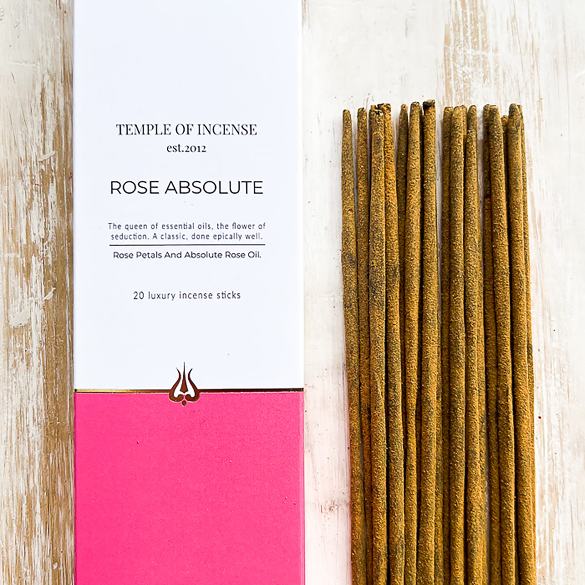 Temple of Incense – Räucherstäbchen "Rose Absolute" 20 Stk. – CAMELOT ...